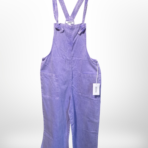 Zenana Signature | Jeans | Womens Purple Denim Overalls | Poshmark